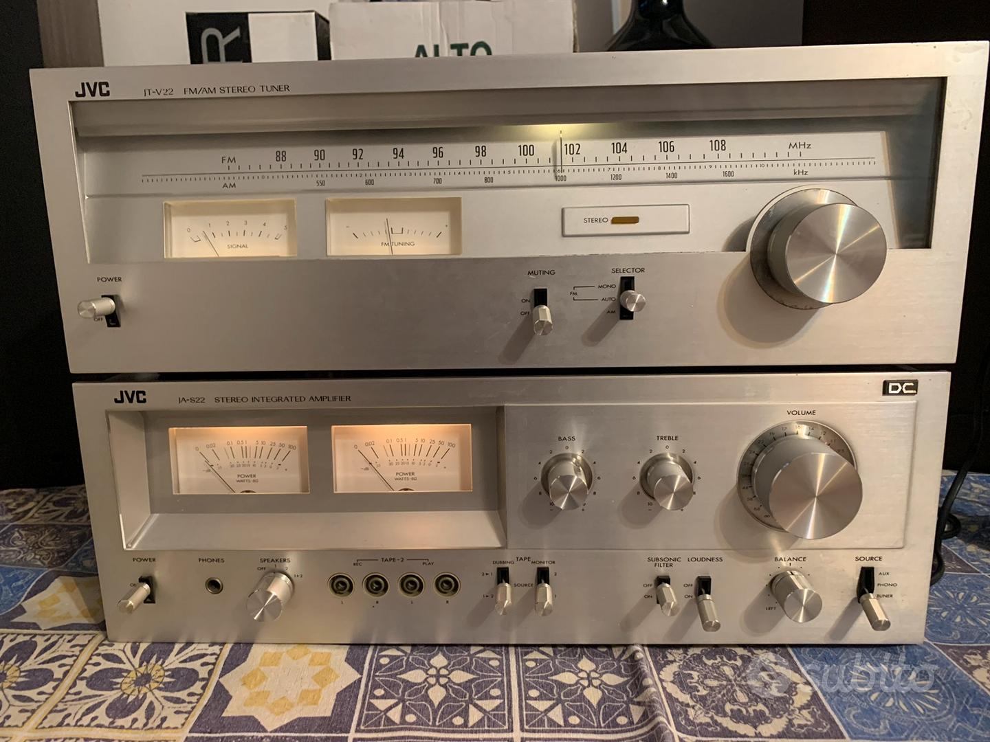 Amplificatore JVC JA-S22 + Tuner IT-V22 - Audio/Video In vendita a Treviso