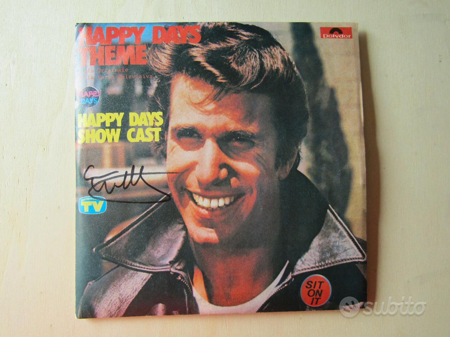 Vinile 45 giri happy days con autografo - Musica e Film In vendita a Rimini
