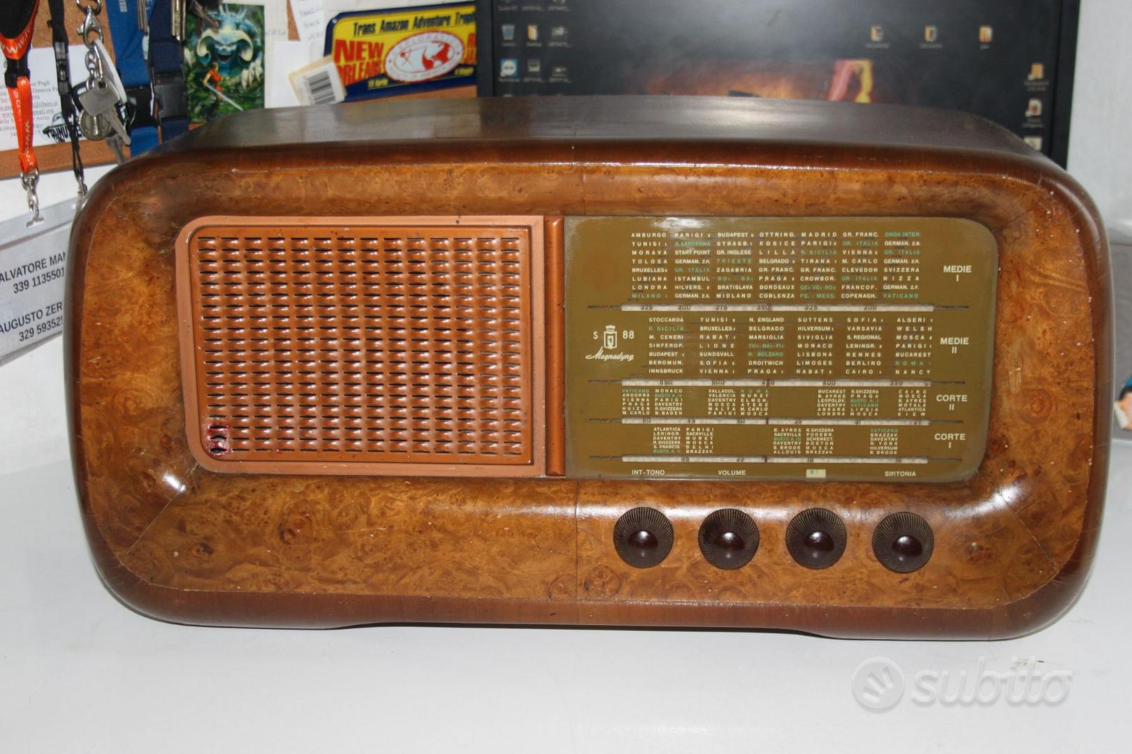 Radio a valvole da tavolo Magnadyne S-88 vintage d - Audio/Video In ...