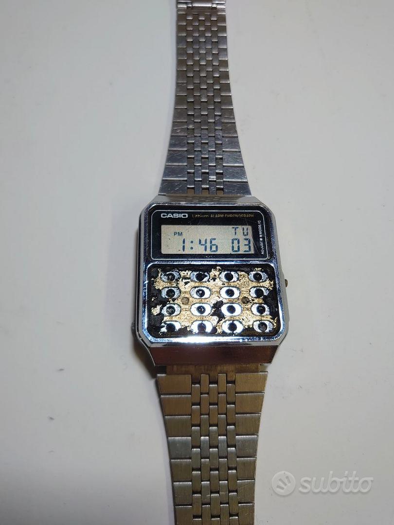 CASIO VINTAGE MOD 437 1984 DA RESTAURARE - Abbigliamento e Accessori In ...