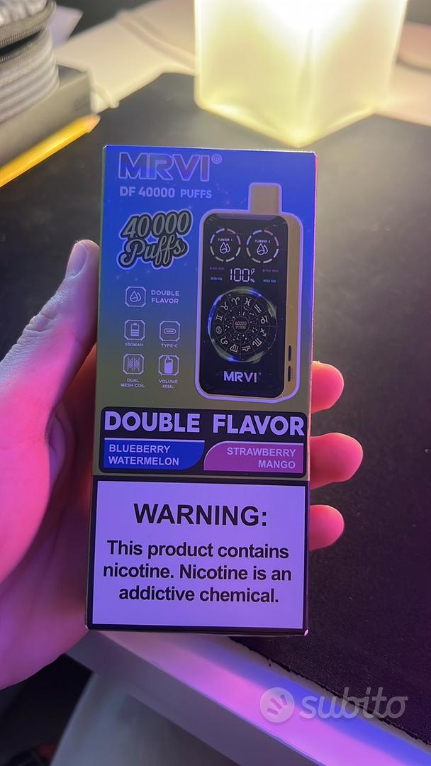 Puff 40k 2 gusti (schermo!!!) - Collezionismo In vendita a Como