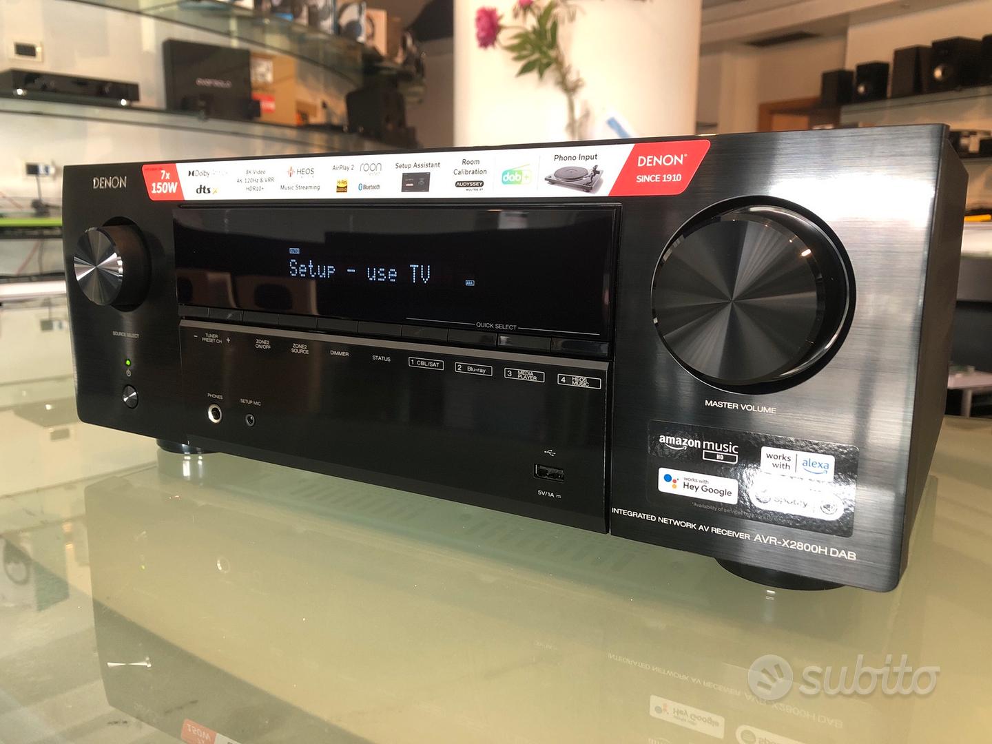 Denon AVR-X2800 H DAB Sintoampli audio video - Audio/Video In vendita a ...