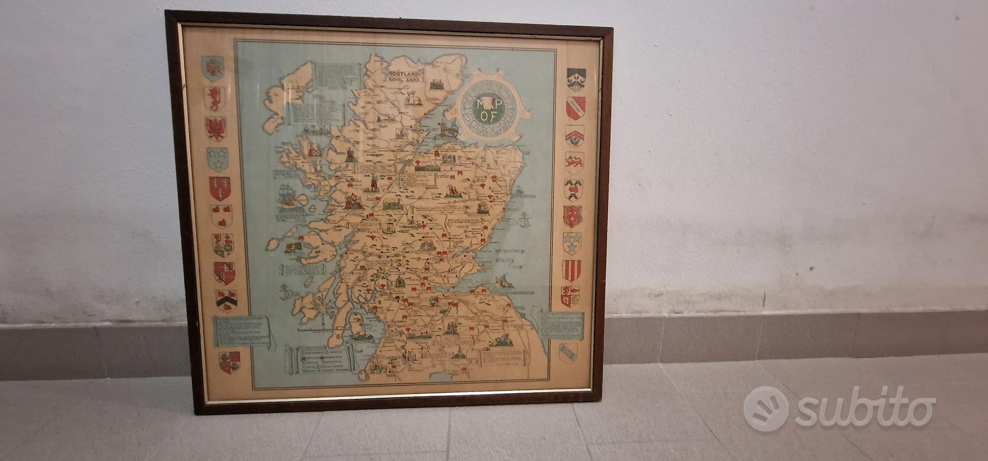 Mappa Historical Scotland - Collezionismo In vendita a Bologna