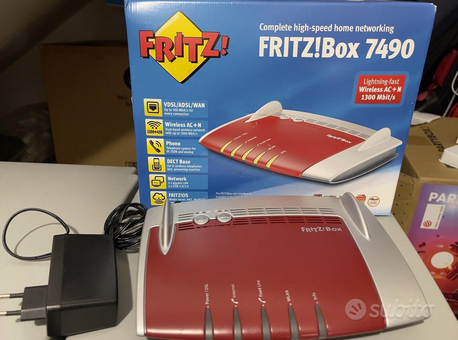 AVM FRITZBox 7490 Modem ADSL/VDSL - Informatica In vendita a Vicenza