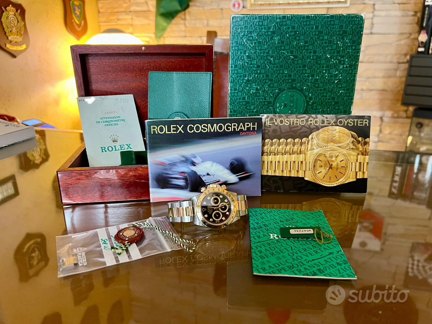 Subito - La Passione per il Tempo - Rolex Daytona Black Dial Diamonds ...