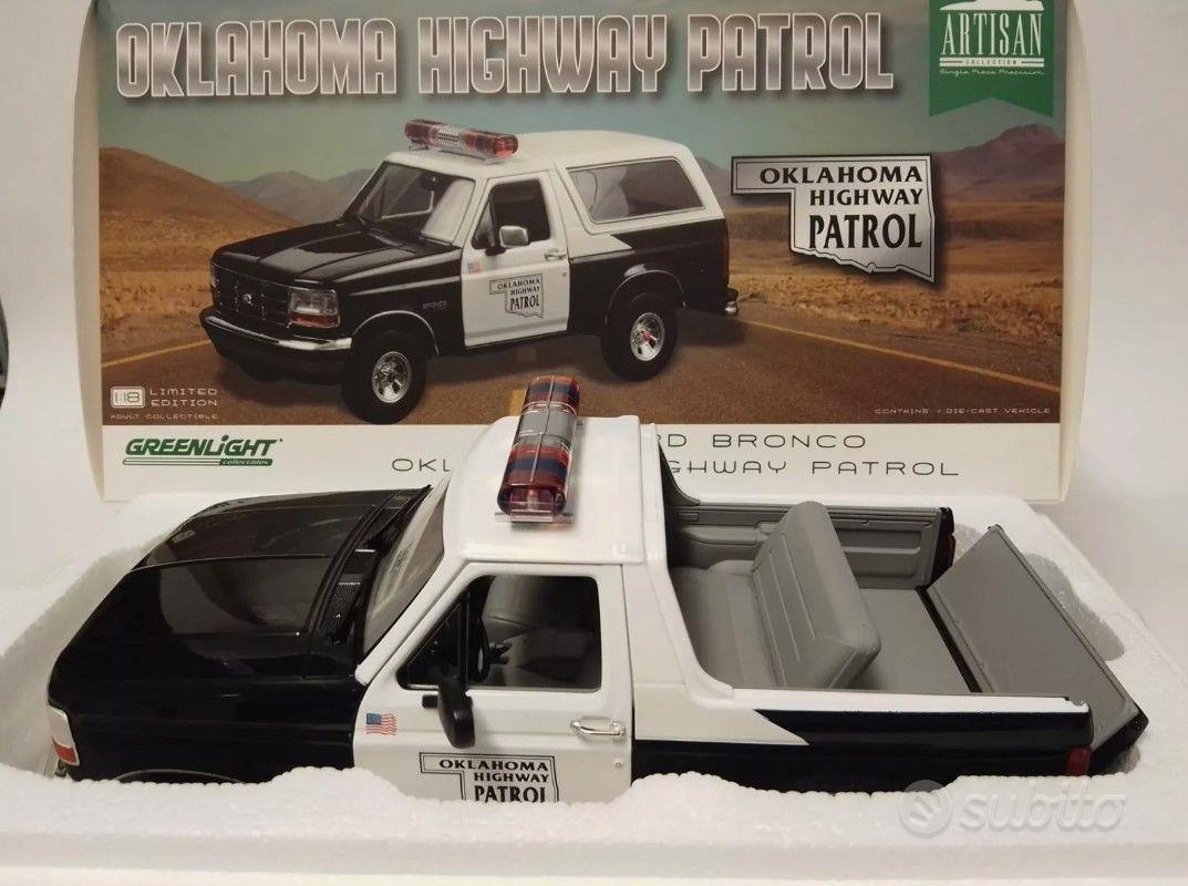 Ford Bronco 1996 Oklahoma Highway Patrol 1/18 - Collezionismo In ...