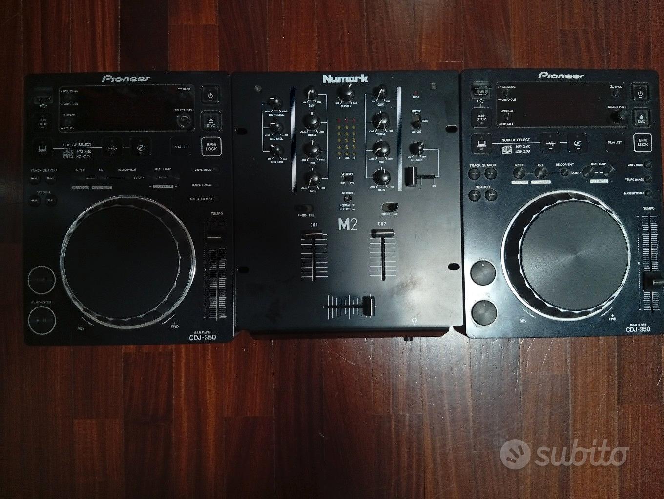 Pioneer cdj 350 + Mixer numark m2 - Audio/Video In vendita a Torino