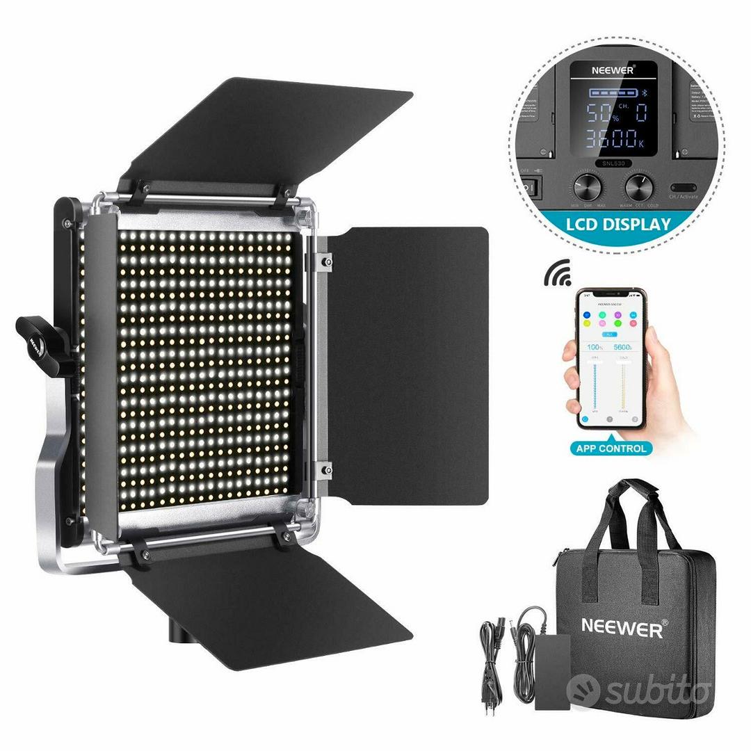 Pannello luce 530 led Bicolore Dimmerabile NUOVO - Fotografia In ...