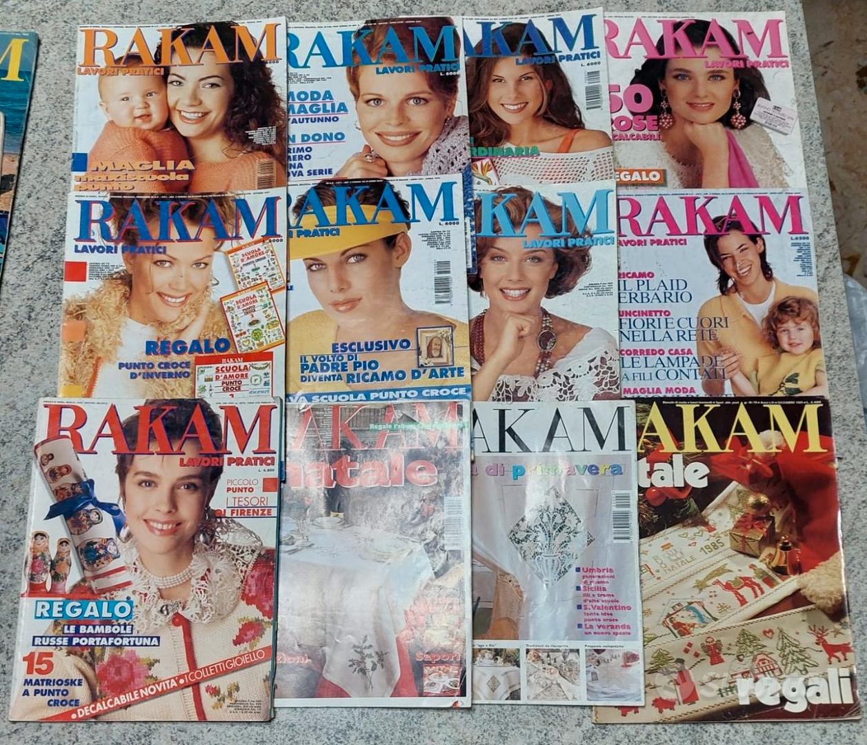 LOTTO 18 RIVISTE DI MODA- RICAMO - UNCINETTO RAKAM - Libri e Riviste In ...