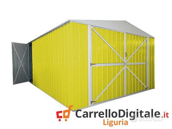 Subito - CarrelloDigitale.it - Box acciaio garage lamiera 360x600 giallo - Giardino e Fai da te ...