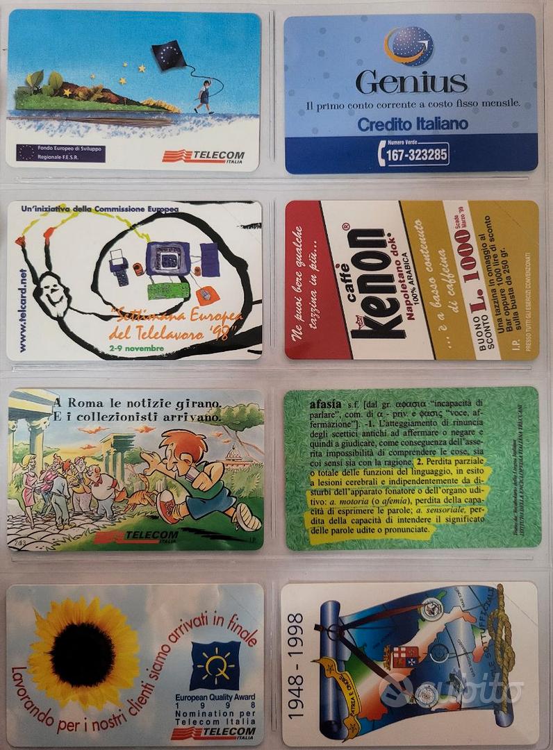 Schede telefoniche LIRE NUOVE A 1€ (Parte 7) - Collezionismo In vendita a Verona