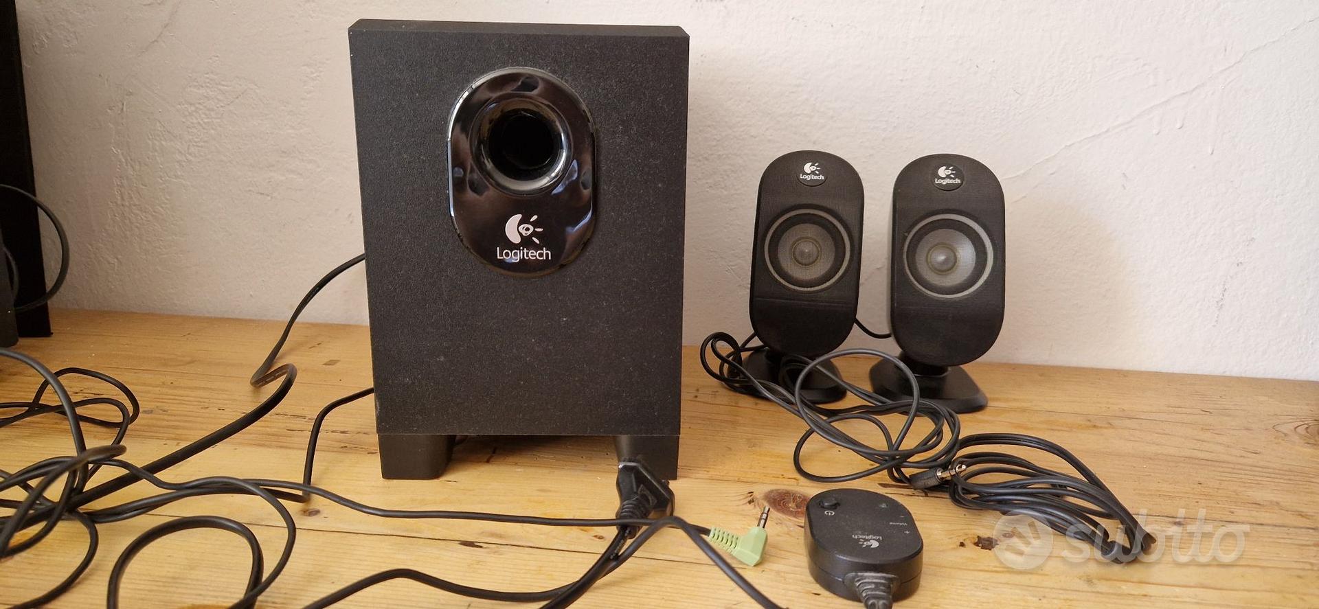 Logitech X-210 sistema diffusori con subwoofer 2.1 - Audio/Video In ...