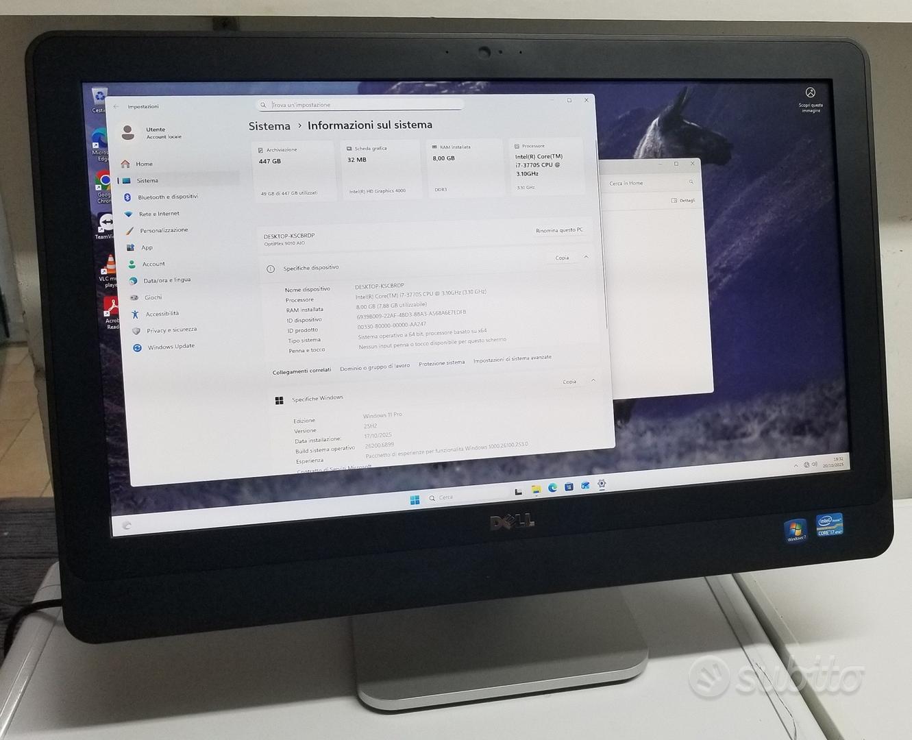 DELL All in One OptiPlex 9010 23" FHD i7-3770 SSD - Informatica In ...