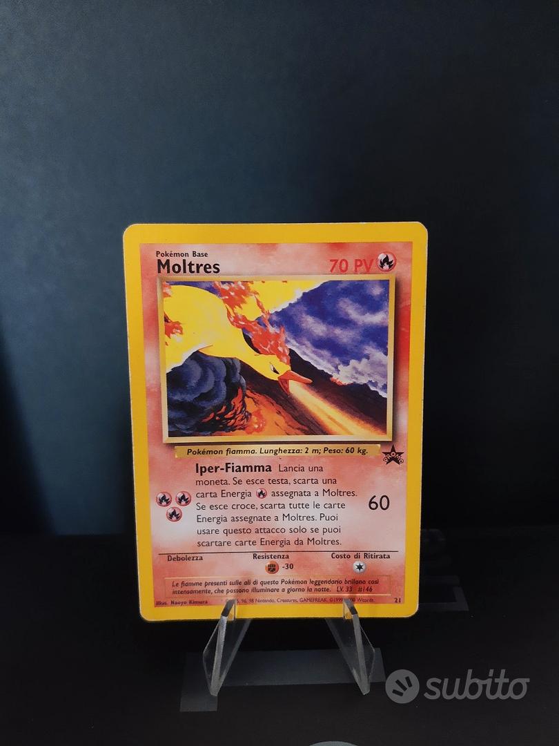 Carta Pokémon Moltres 21 Wizards Black Star Promos - Collezionismo In ...