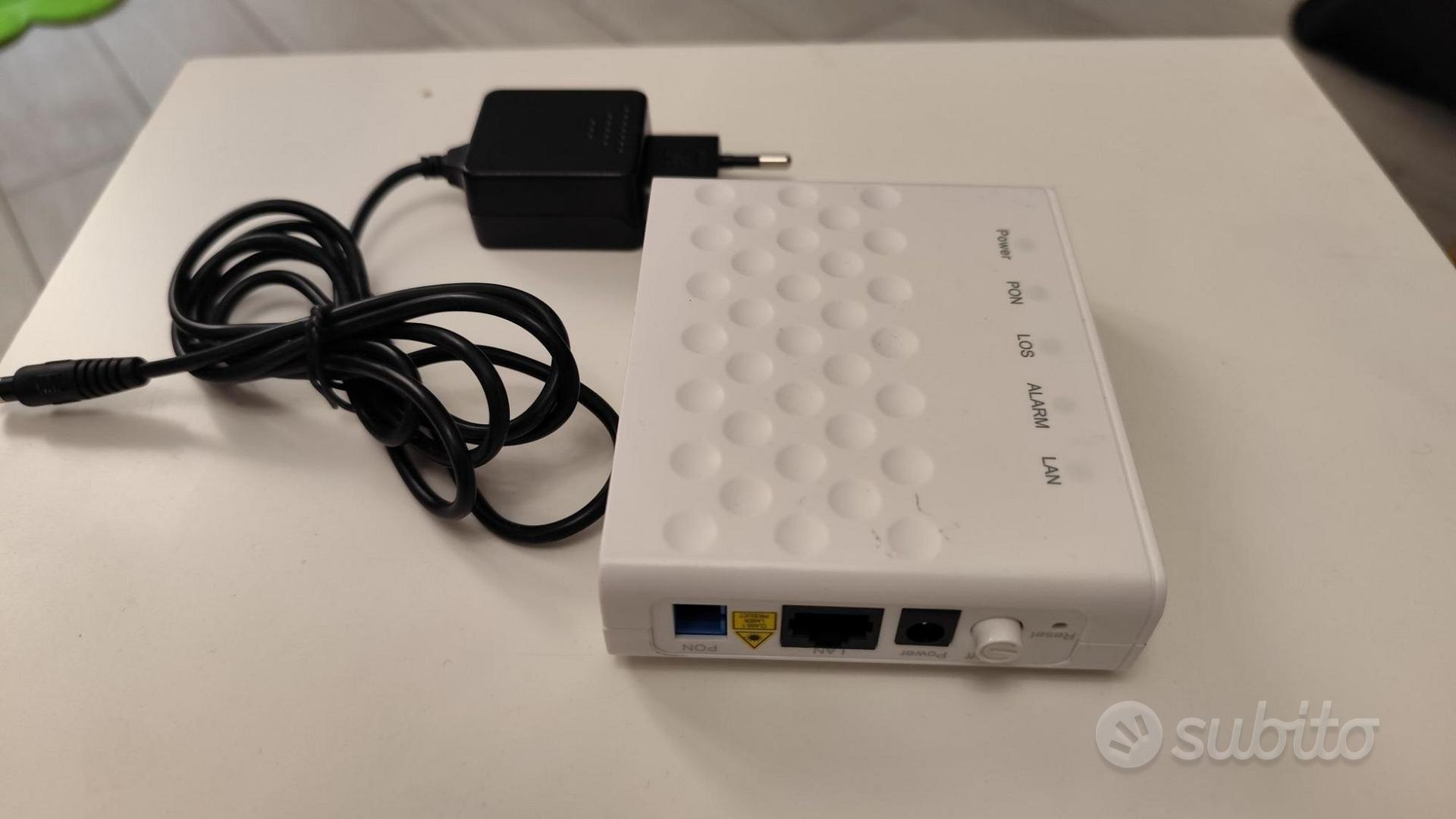 ZTE ONT GPON ZXHN F601 fibra modem router libero - Informatica In ...