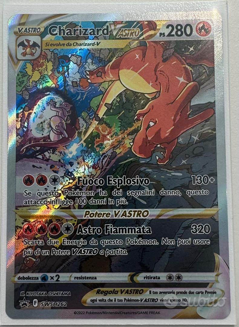 Carta pokemon charizard v astro - Collezionismo In vendita a Roma