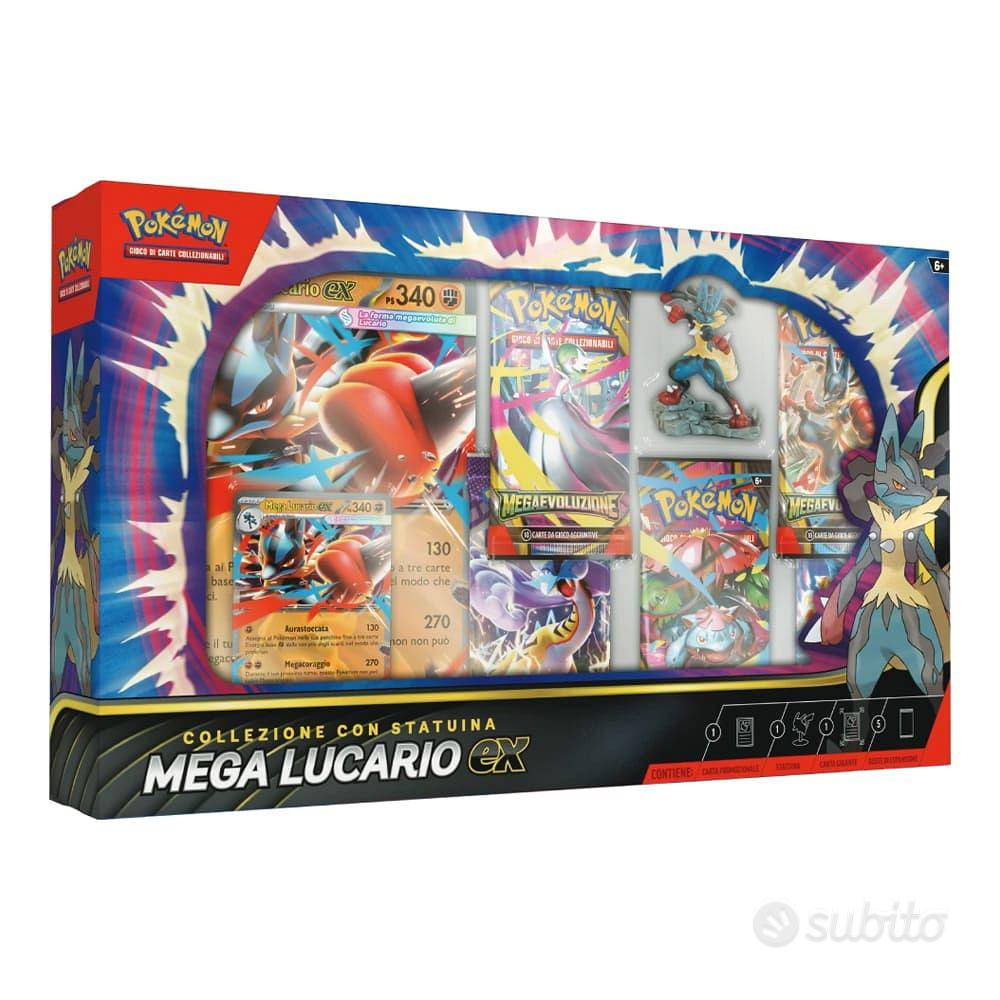 Pokemon Collezione con statuina Mega Lucario Ex IT - Collezionismo In ...