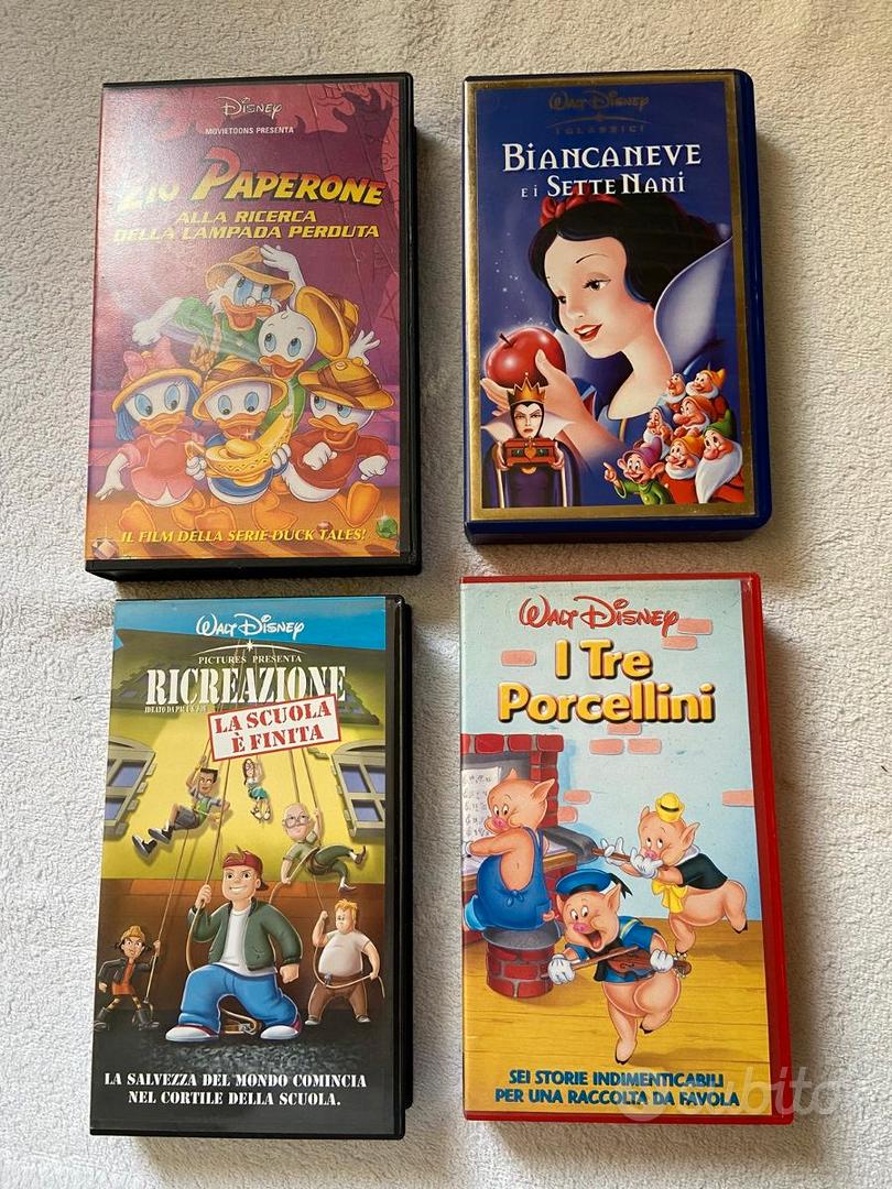 4 VHS classici Disney - Musica e Film In vendita a Como