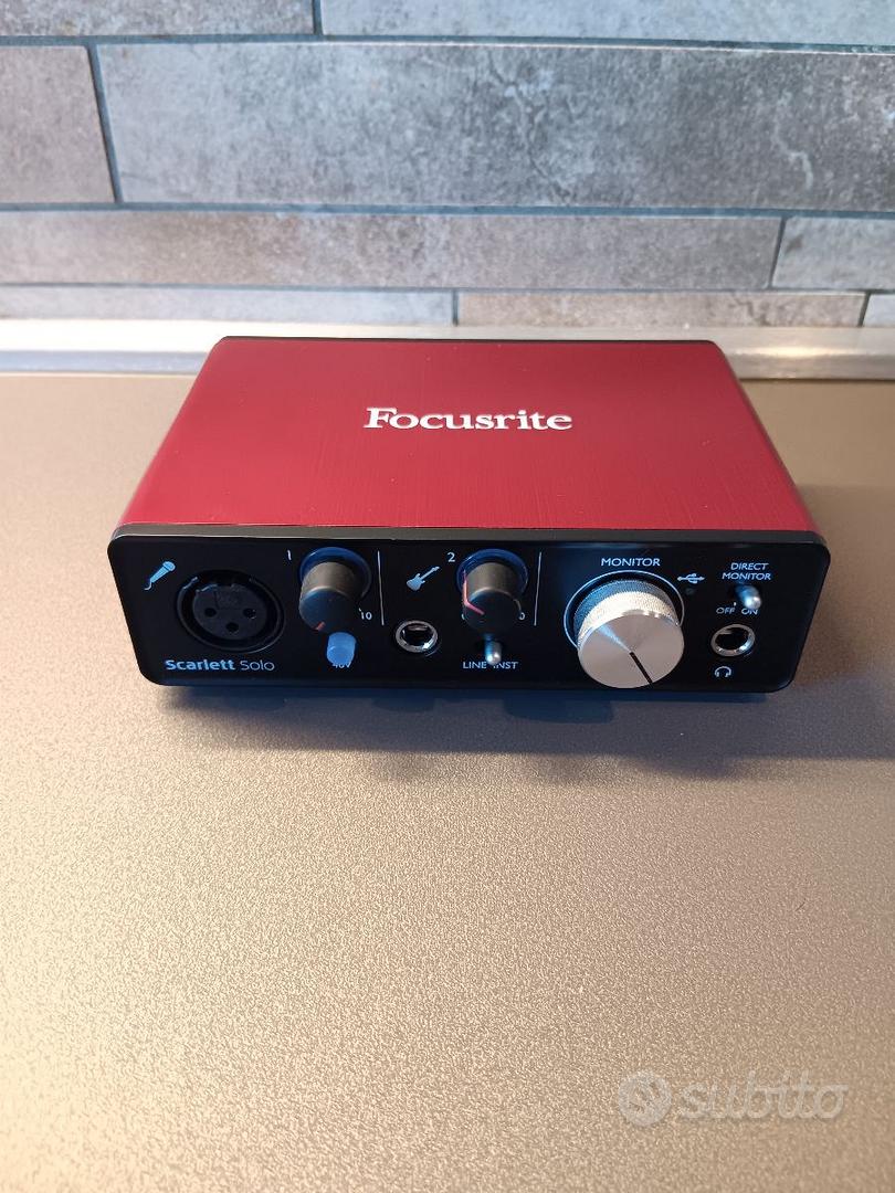 Focusrite Scarlett Solo - Strumenti Musicali In vendita a Roma