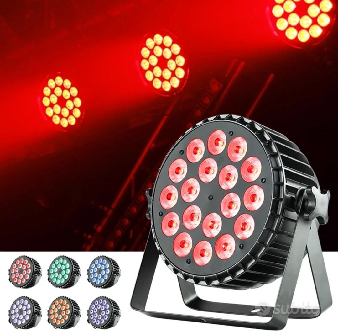 Par Led RGBWA-UV 6IN1 Doppio Powercon Alloy Cast - Audio/Video In ...