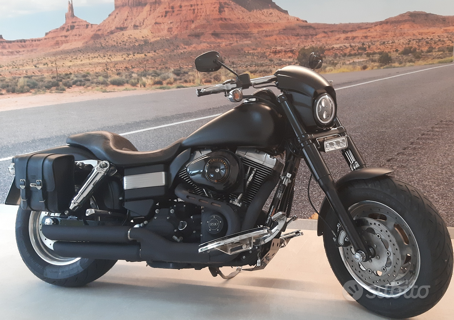 Harley fat bob dyna - Moto e Scooter In vendita a Treviso