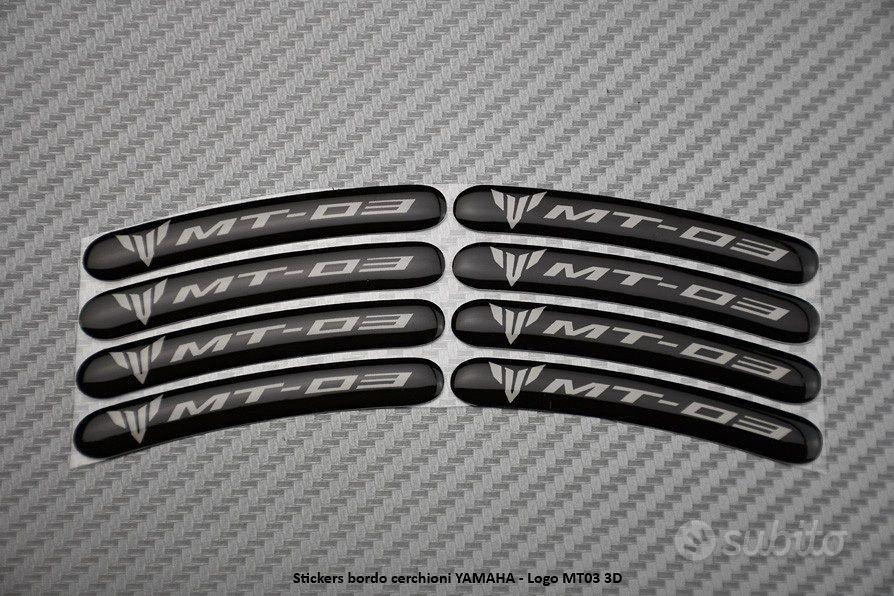 Subito - AVDB MOTO - Stickers bordo cerchioni YAMAHA - Logo MT03 3D ...