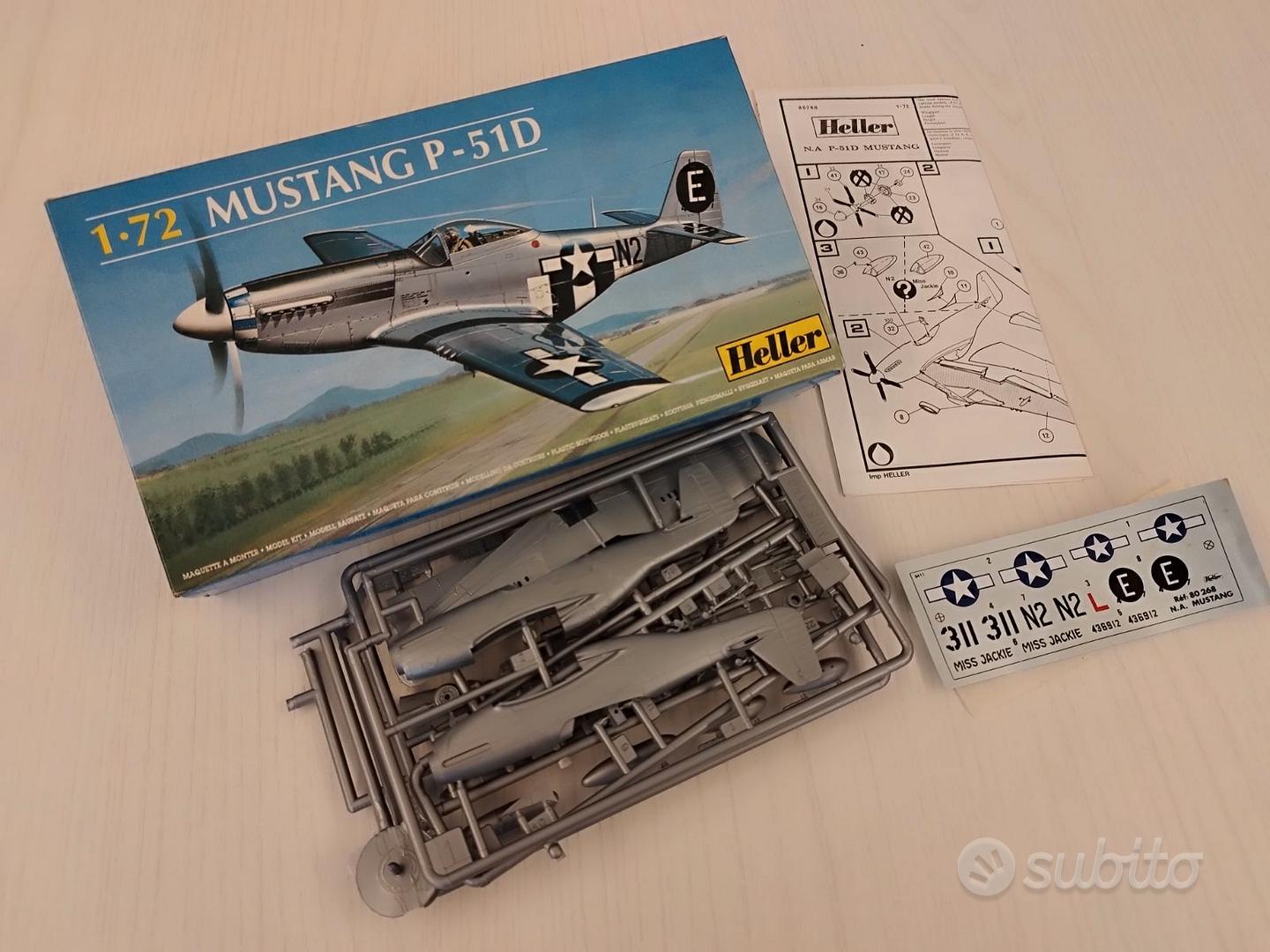 Kit modellismo Mustang P51 Heller - Collezionismo In vendita a Novara