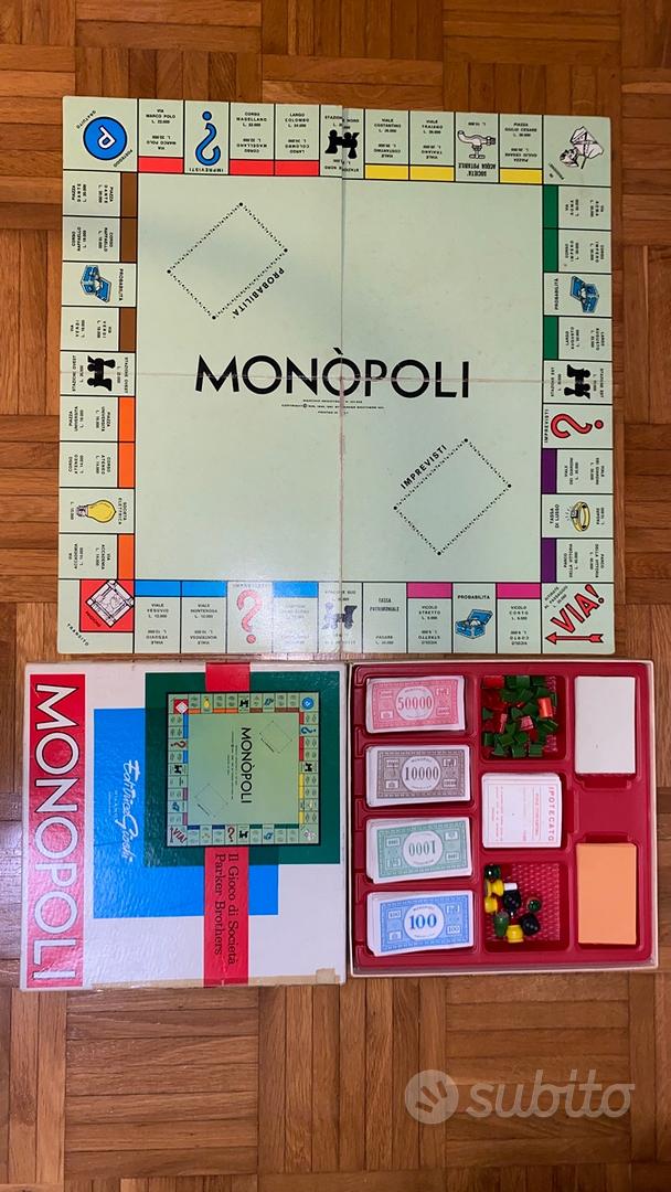 Monopoli Vintage con soldi in lire anni '80 - Collezionismo In vendita ...