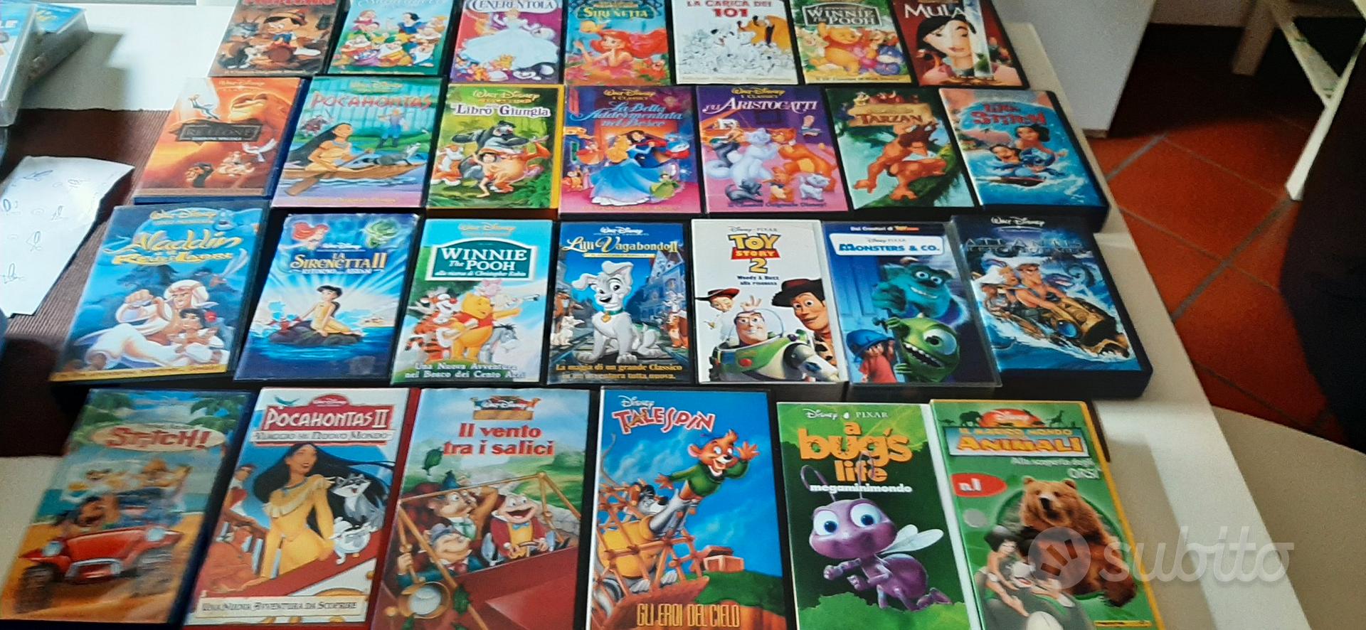 27 VHS originali Disney Classic e Pixar 2 euro - Musica e Film In ...