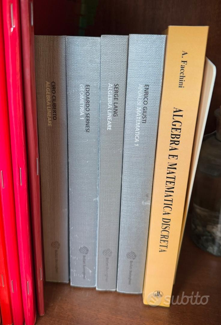 Lotto libri universitari (matematica) - Libri e Riviste In vendita a ...