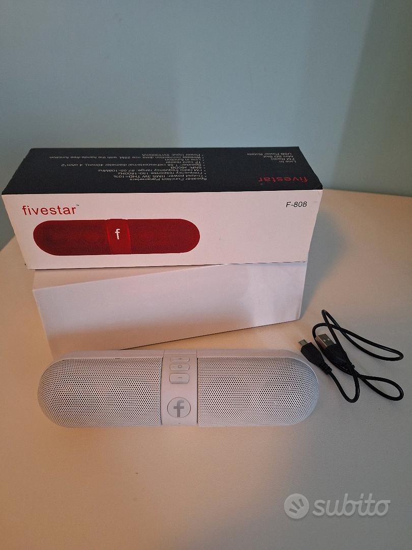 Mini Cassa Bluetooth Bianca - Audio/Video In vendita a Cuneo