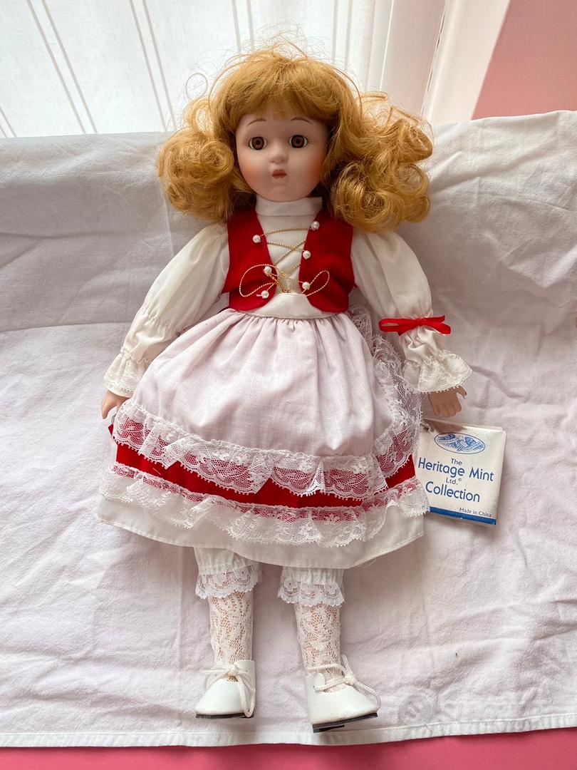 Bambola Porcellana HERITAGE MINT COLLECTION Nuova - Collezionismo In ...