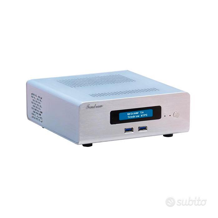 Case ITX HTPC Mediacenter grigio con display - Informatica In vendita a ...
