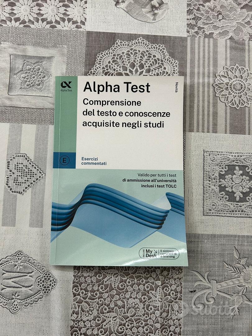Libro Alpha Test comprensione del testo 2024/2025 - Libri e Riviste In ...