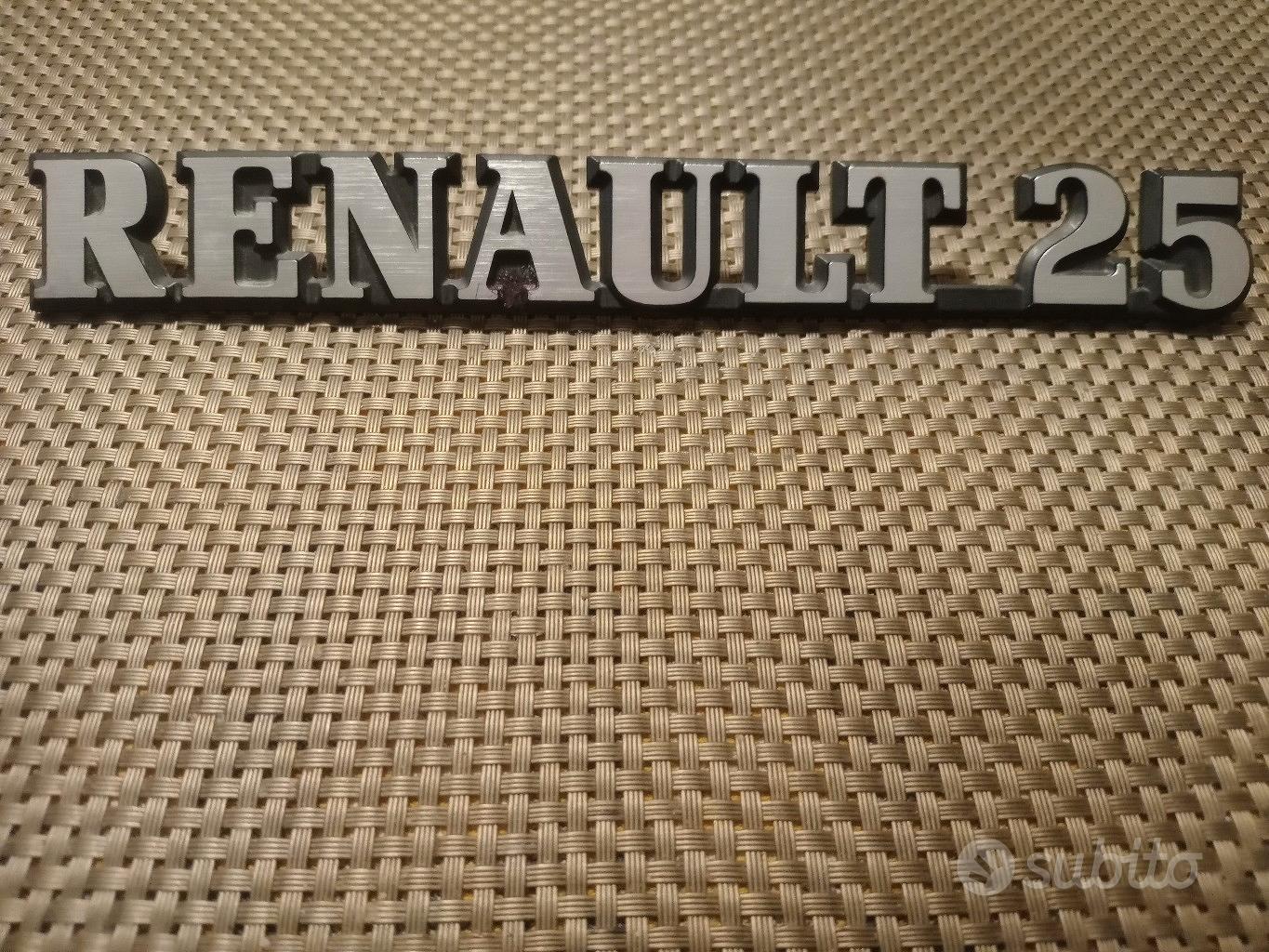 scritta stemma in metallo Renault 25 vintage - Collezionismo In vendita ...