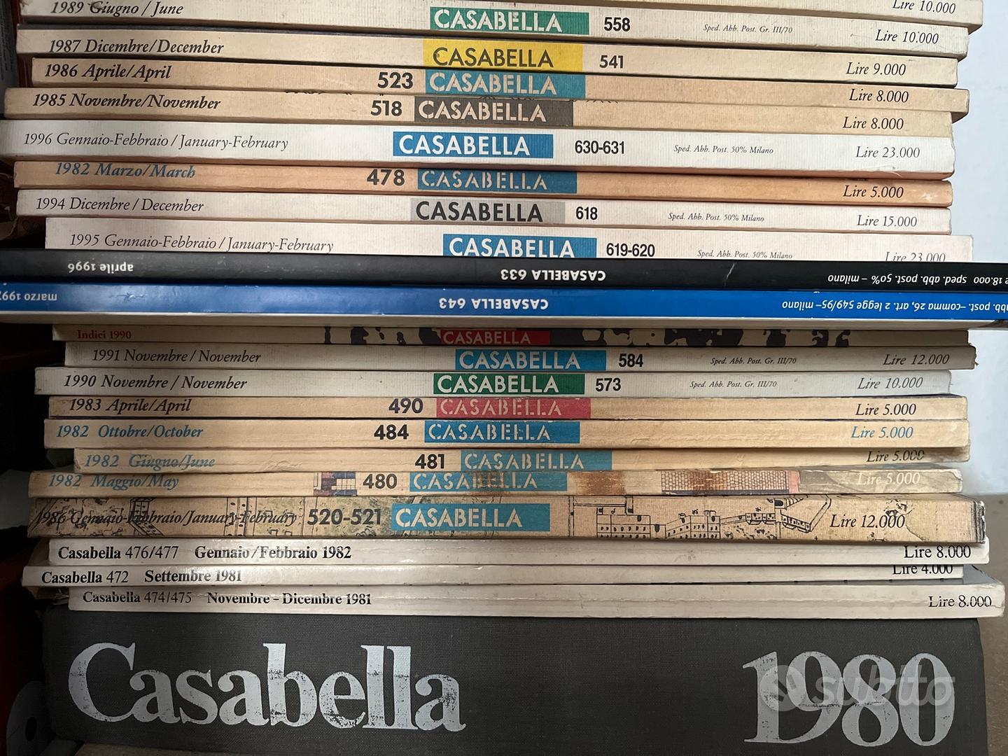Rivista Casabella architettura anni 80 90 - Libri e Riviste In vendita ...