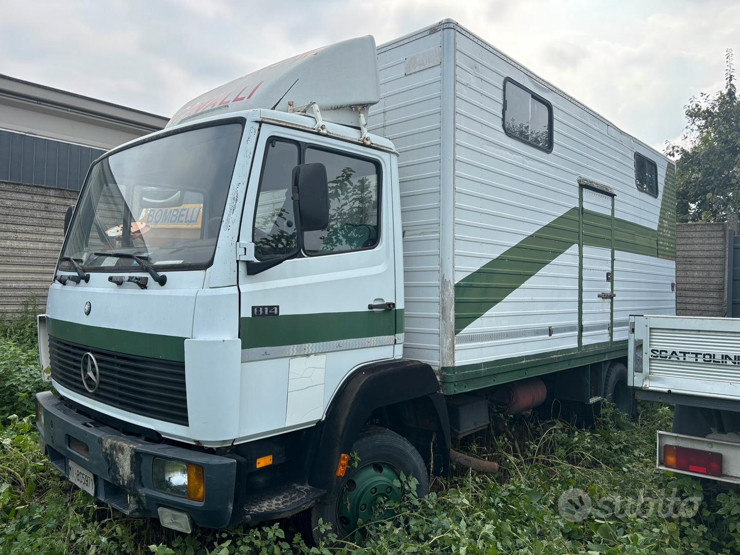 Camion Mercedes Benz 814 trasporto Cavalli - Caravan e Camper In ...