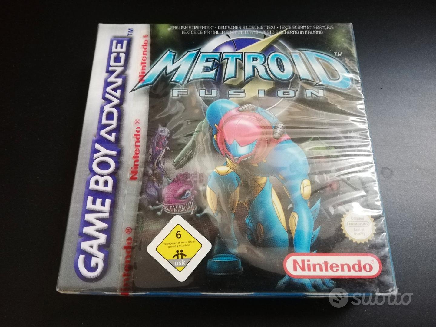 Metroid Fusion GBA Game Boy Advance SP ITA Nuovo - Console e ...