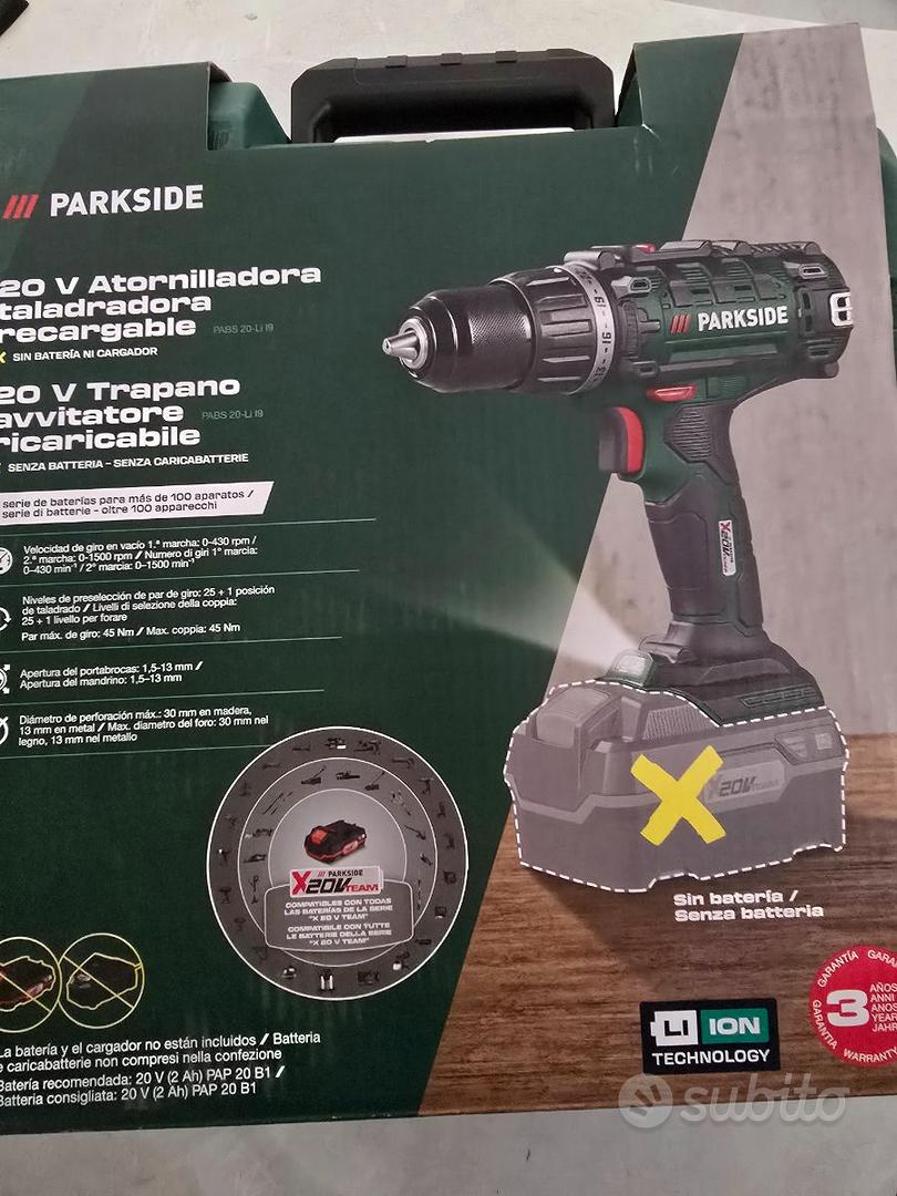 Trapano avvitatore Parkside 20v - Giardino e Fai da te In vendita a Bari