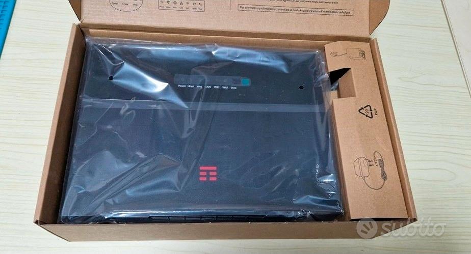 Tim HUB Plus modem Fibra ADSL Fttc FTTH - Informatica In vendita a Caserta