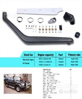 Snorkel per auto fuoristrada , vari modelli - Accessori Auto In vendita ...